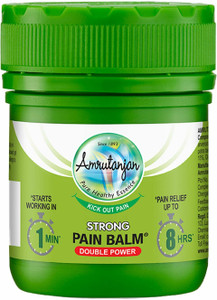 Amrutanjan Strong Pain Balm Pack of 2 Balms (50ml X 2Pc) Balm - Buy ...