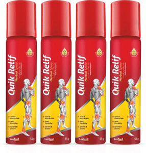 Quik Relif Ayurvedic Pain Relief Spray for Joint, Muscle & Back Pain ...