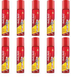 Quik Relif Herbal Pain Relief Spray for Joint & Muscle Pack of 10 (55g ...