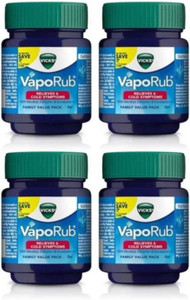 VICKS Vaporub Cough & pain relief | 25 ml x pack of 4 Balm - Buy Baby ...