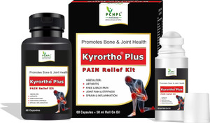 KY Rortho Pain Relief Kit- 60 Capsules + 50ml Roll-on | Useful for all ...