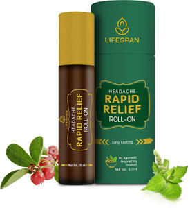 LifeSpan Headache Rapid Relief Roll On|NoMore Pain Backpain Headache ...