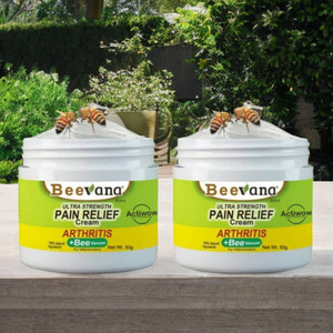 Bee Venom Relief for Joint & Muscle Pain in Arms & Legs Pack of 2 Cream ...
