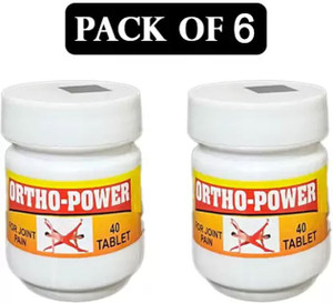 Amazing Mall Ortho Power Tablet Of Swamy Herbal,6x 40 Units Tablets ...