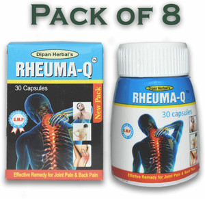 HARBORZA RHEUMA Q CAPSULE FOR JOINT PAIN RELIEF (Pack of 8) Capsules ...