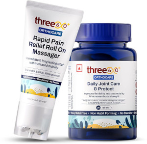 three60+ three60 Plus Daily Joint Care & Pain Relief Combo Tablets ...