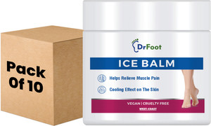 Dr Foot Ice Balm Cold, Fast Acting Feet Pain, Muscle Pain - 100gm (Pack ...