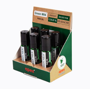 Green Milk Pain Oil | Headache Relief | 100% Ayurvedic Herbs | 5 ml 1 ...