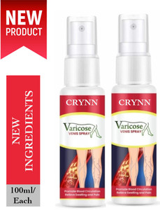 Crynn Varicose Vein Oil Spray 100ml 2-Pack – Fast-Acting Vein Pain ...