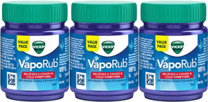 VICKS Vaporub Relief From Cold, Cough, Blocked Nose, Headache Balm ...