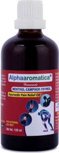 alphaaromatica Pain Relief Ayurvedic Oil Menthol, Thymol, Camphor ...