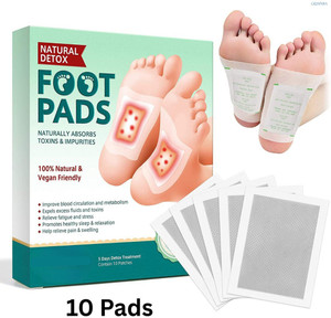 GLAMMIA Ginger Detox Pad - Warm Pure Foot Detoxifying Plaster & Patch ...