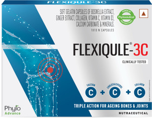 FlexiQule -3C: Enhanced with Collagen, Calcium & Vitamin D3 for joint ...