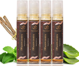 Go Ayurveda Dhanvantri Head Roll On For Headache & Migraine | Pain ...