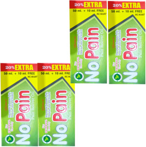 NG MART NO PAIN RELIVER OIL FOR JOINT & MUSCLES PAIN RELIEF PACK OF - 4 ...