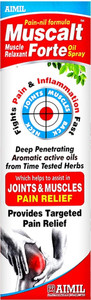 AIMIL Muscalt Forte Oil Non-Stick Joint Pain Relief Ayurvedic Oil with ...