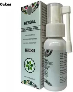 Oaken Herbal Piles Spray Eelhoe Hemorrhoids Relief Fast Acting Natural ...