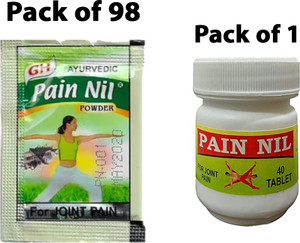 Eazybits 98 pain nil powder For Joint Pain + 1 pain nil Tablet (1 x 40 ...