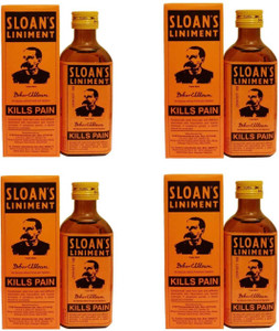 Sloan's LINIMENT Genuine Medicated Oil for Muscular Pain Liquid 4 pcs ...