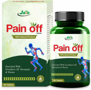 Jain Pain Off 60's, Ayurvedic Chronic Pain Relief Tablets Tablets - Buy ...