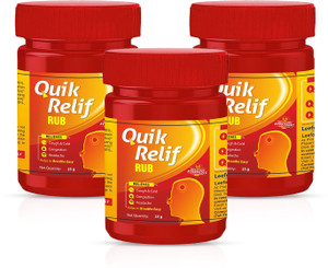 Quik Relif Vapour Rub Pack of 3 Balm - Buy Baby Care Products in India ...