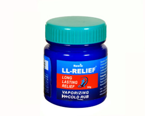 LL-RELIEF Vaporub Relief From Cold, Cough, Blocked Nose, Headache ...