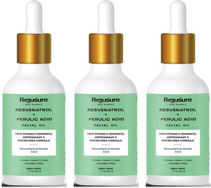 Rejusure Resveratrol & Ferulic Acid Facial Oil High Potency Antioxidant ...