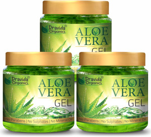 Dravida Organics 100% Pure Aloe Vera Gel - Pack of 3 Price in India ...