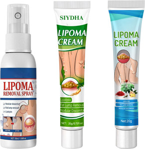 SIYDHA Lipoma Treatment Ointment Cream With Herbal Lipoma Removal Spray ...