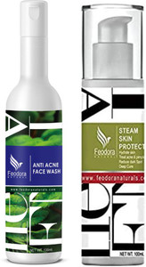 Feodora NATURAL Feodora Anti Acne face wash + steam skin protect Price ...