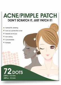 Cure18 Acne Pimple Patch | 72 Hydrocolloid Waterproof Patches | For ...
