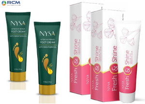RCM Foot Cream (50g) and Fresh & Shine Cream (50g) (2 Set of 2) Price ...
