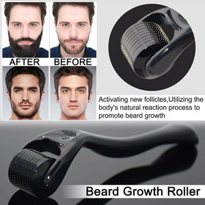 ingostores Mind Matters Beard Growth Roller Derma Roller 0.5mm Hair ...