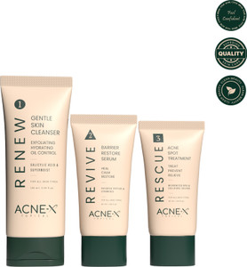 ACNE-X TOPICAL X-KIT Trio, Anti Acne Kit, Treat and Prevent Acne ...