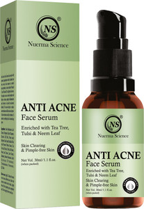 Nuerma Science Anti Acne Face Serum Enriched with Tea Tree Oil, Tulsi ...