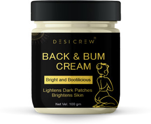 Desi Crew Back & Bum Cream Naturally Brightens Treats Pigmentation ...