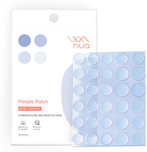Nua Pimple Patch| 36 Hydrocolloid & Salicylic Acid Patches | Absorbs ...