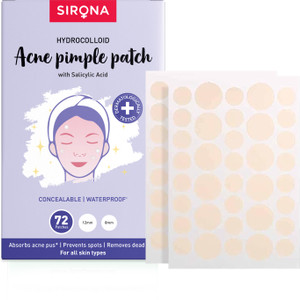 SIRONA Acne Pimple Patch for Face with Hydrocolloid & Salycylic Acid ...