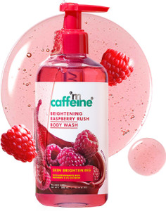 mCaffeine Brightening Raspberry Rush Body Wash, Brighter Skin with ...