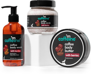 mCaffeine Deep body cleansing trio- Coffee & Berries Price in India ...