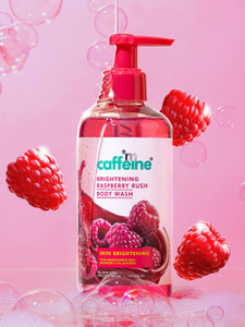 mCaffeine Brightening Raspberry Rush Body Wash, Brighter Skin with ...