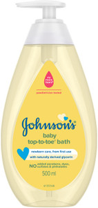 JOHNSON'S Baby Top-to-Toe Bath| No tears formula| Gentle wash| pH ...