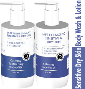 DERMISTRY Sensitive Dry Skin Mild Safe Gentle Creamy SLS Free Cleanser ...