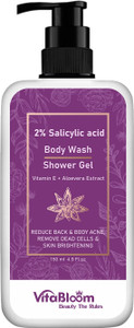 VitaBloom 2% Salicylic Acid & Vitamin E Body Wash Shower Gel | Body ...
