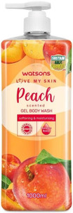 Watsons LOVE MY SKIN PEACH GEL BODY WASH 1000 ML: Buy Watsons LOVE MY ...
