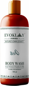 evoklay Refreshing Body Wash, with Cucumber, Amla & Aloe Vera (300ml ...