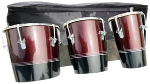 GT manufacturers Shiney Three set Bongo With Bag RB3SB Wooden Bongo ...