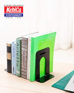Kebica Solid Bookend, Solid Design Metal Bookends for Office & Library ...