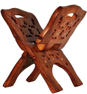 Ve And Tou Wooden Holy Study Book Stand for Ramayan, Gita, Quran Bible ...