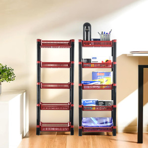 KUBER INDUSTRIES Pack of 2 Multipurpose Racks For Storage | 5-Tier Kids ...